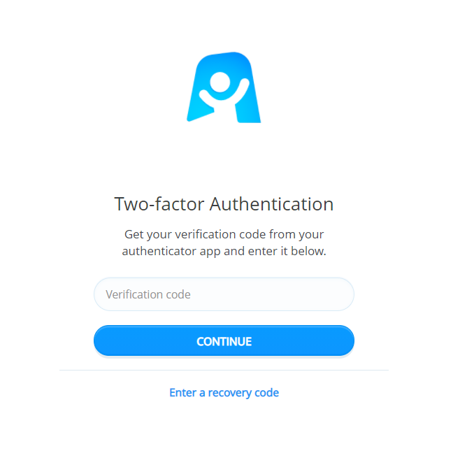 Setting up two-factor authentication (2FA)